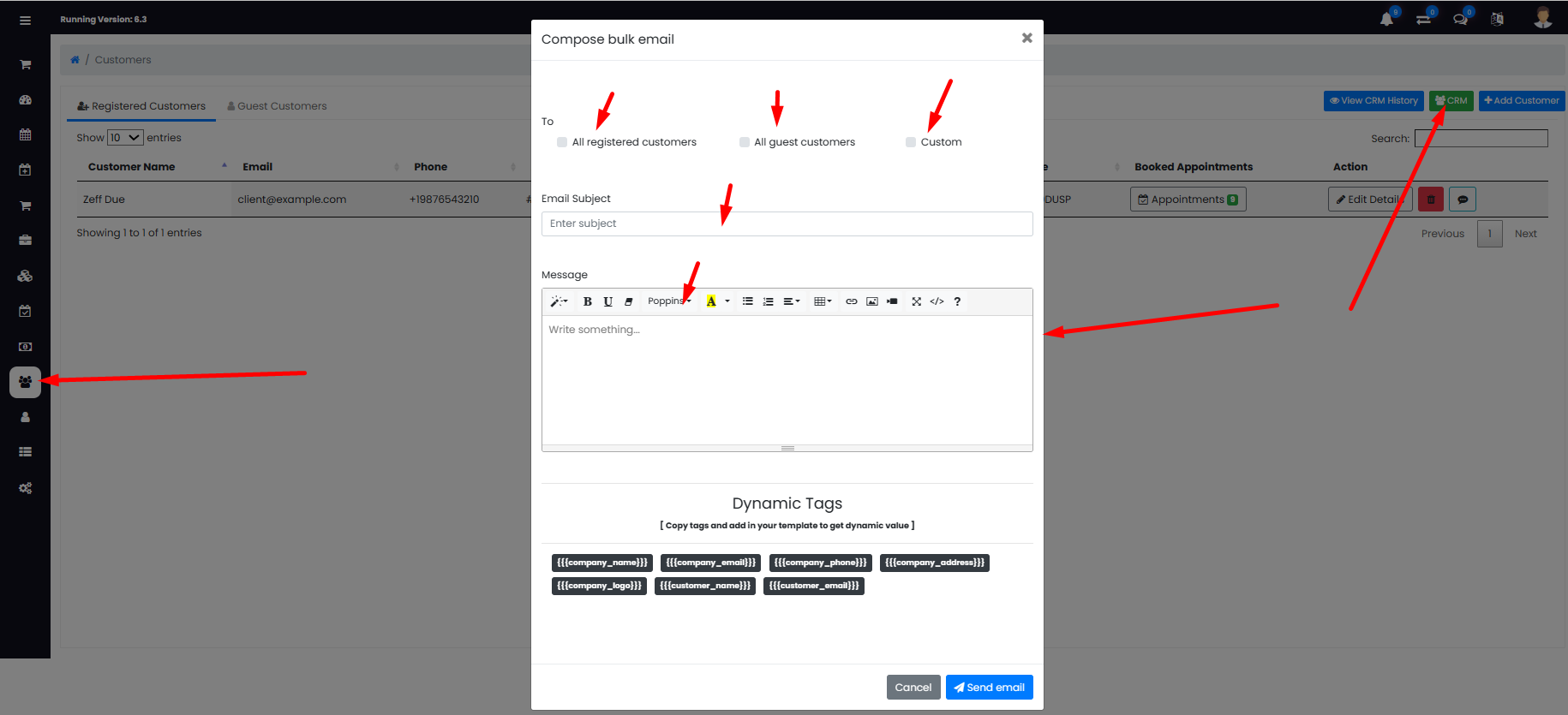 What is inbuilt CRM feature in Rezervy? How it works? Rezervy Online ...