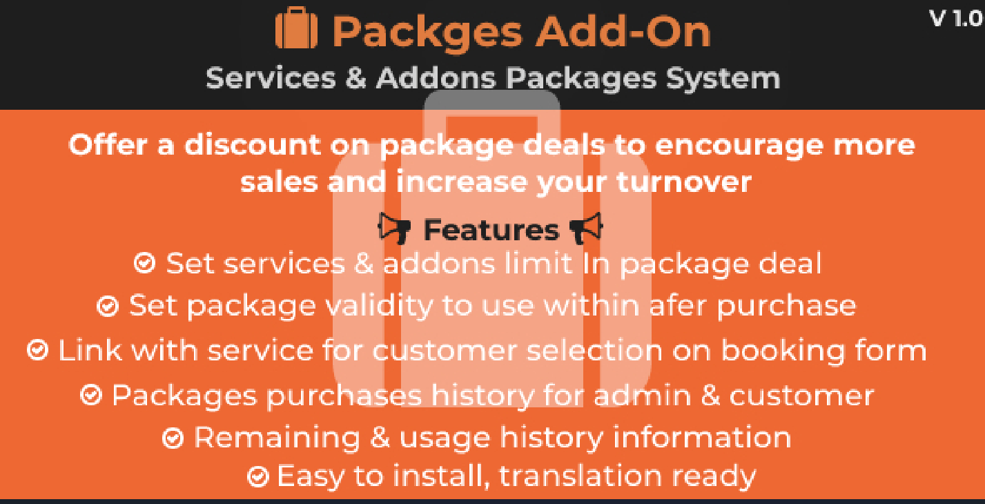 What is Services Packages AddOn in Rezervy? Rezervy Online Appointment ...