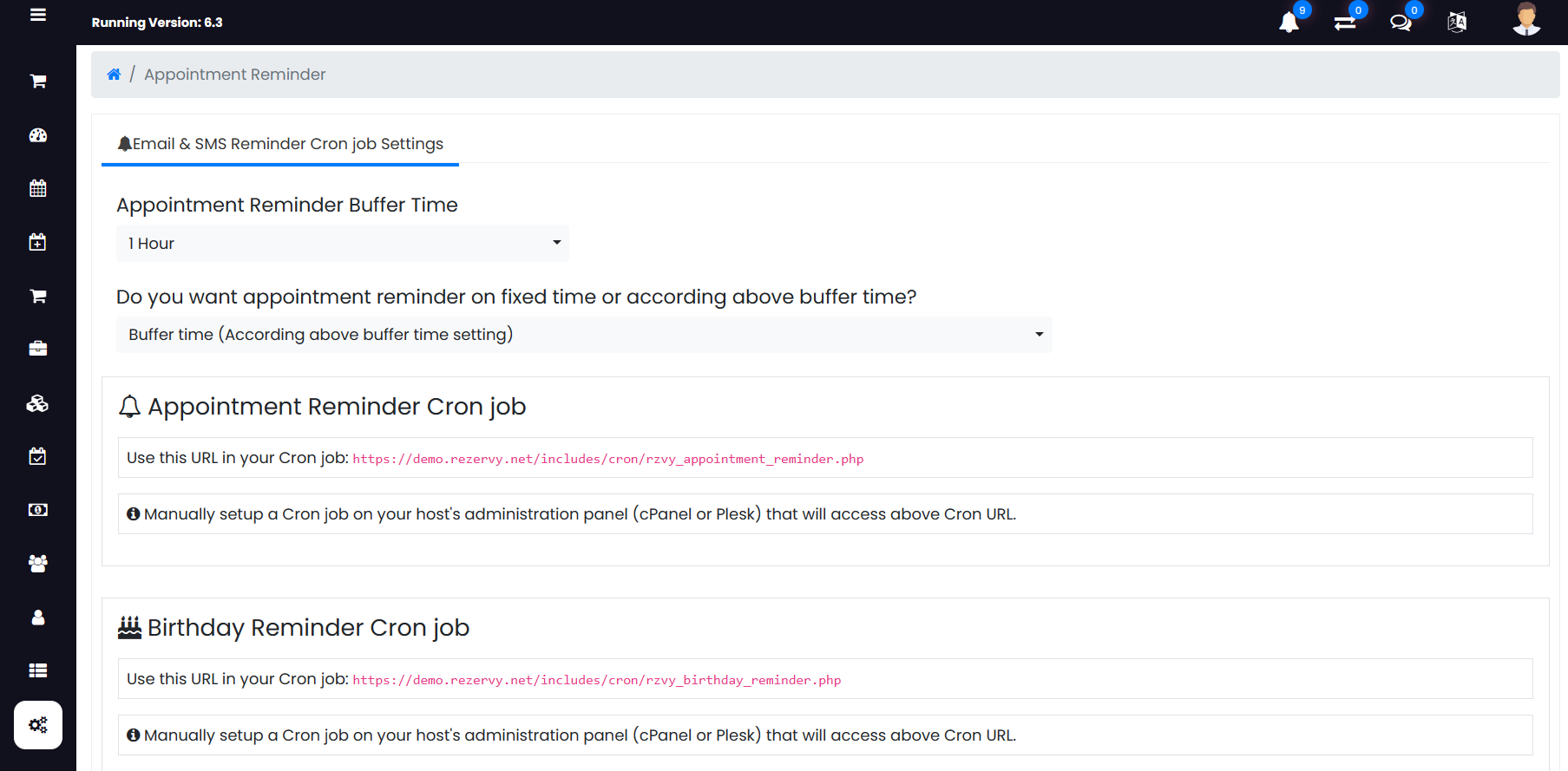 How to configure Appointment Reminder in Rezervy? Online Appointment Booking Software